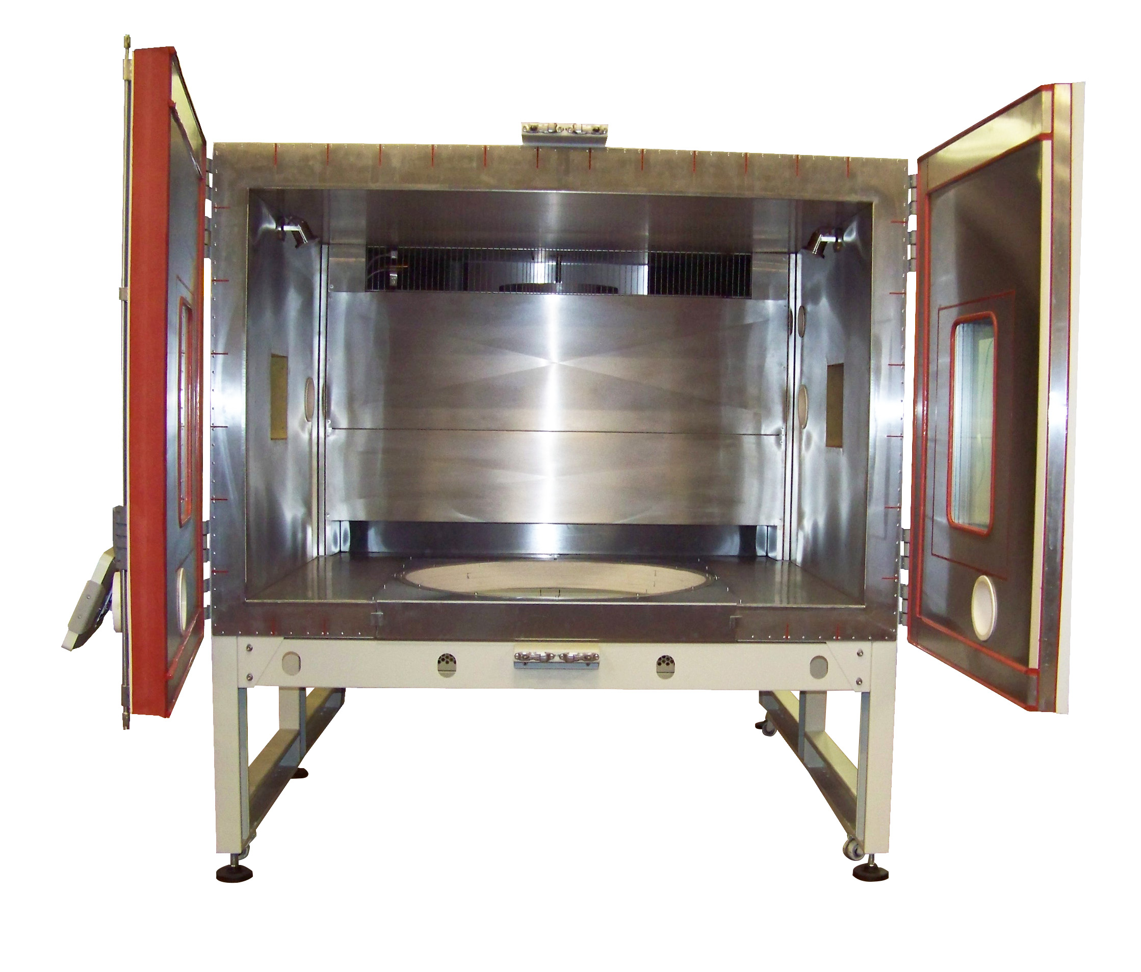 Combined vibration temperature, vibration and temperature test chamber ...